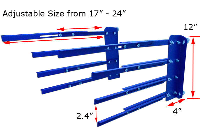 4 Layers Screen Rack Shelf Storage Frame Holder Screen Printing Rack S ...
